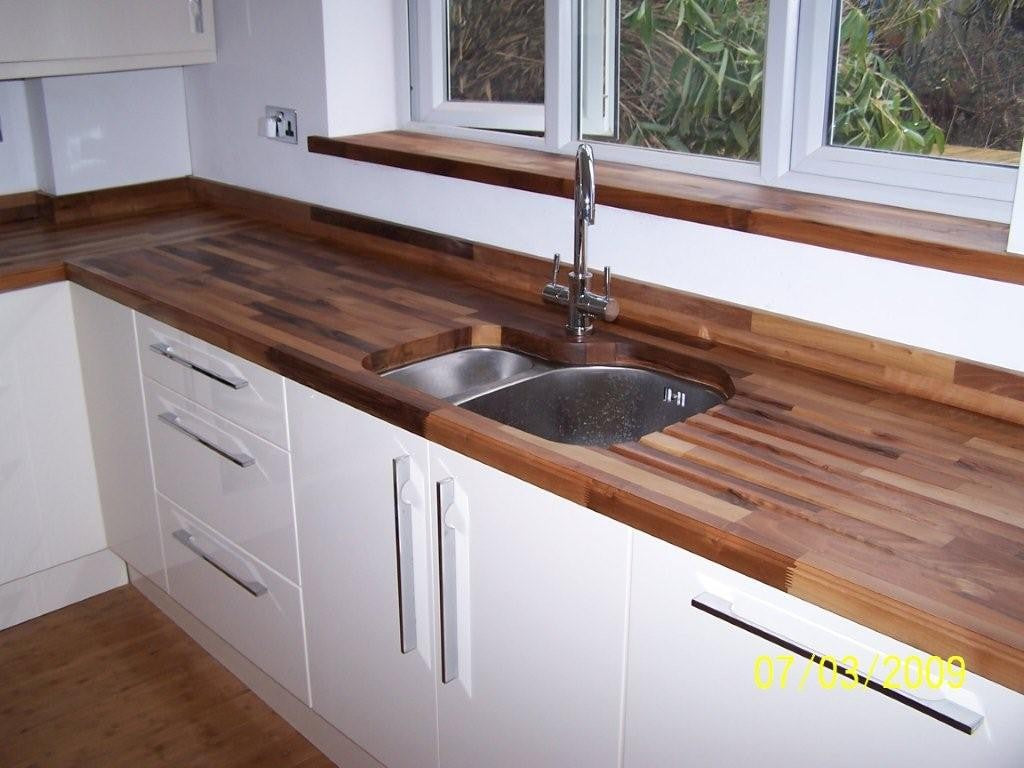 European Walnut Worktops 40mm Thickness